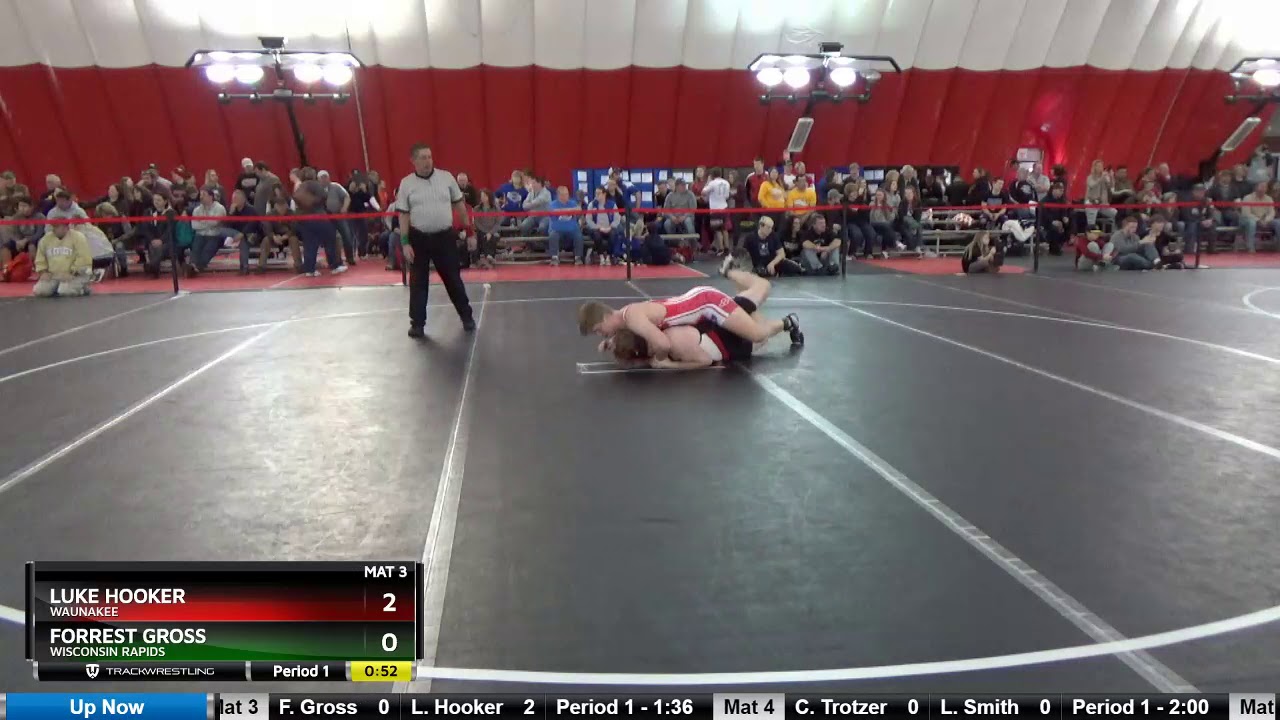Junior 182 Forrest Gross Wisconsin Rapids Vs Luke Hooker Waunakee - YouTube