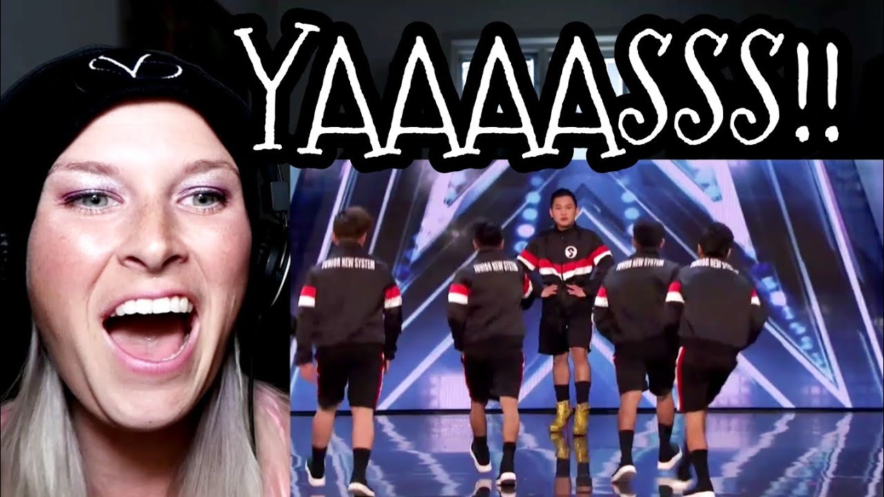 JUNIOR NEW SYSTEM - AGT | REACTION - YouTube