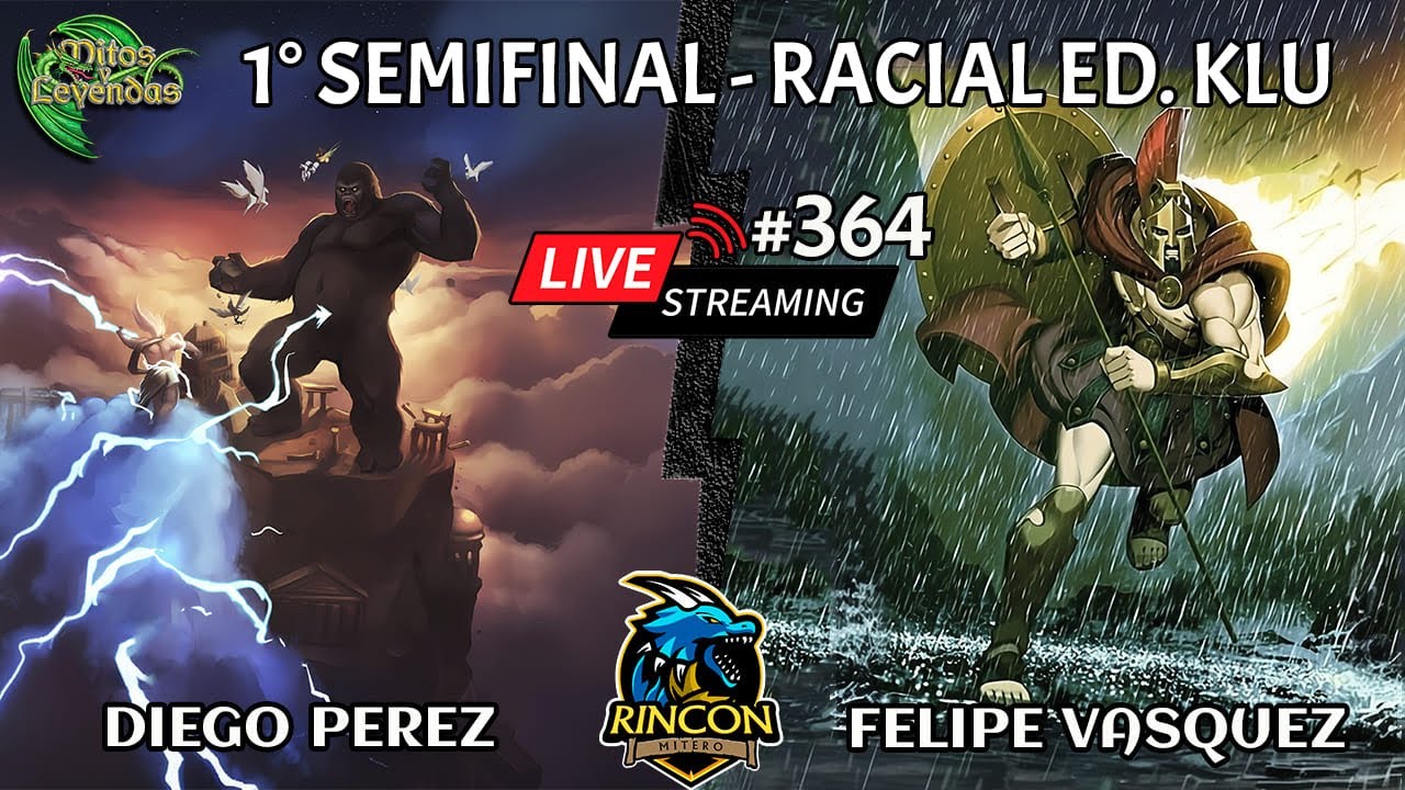 1° Semifinal Racial Klu - Diego Perez (Titan) vs Felipe Vasquez (Heroe ...