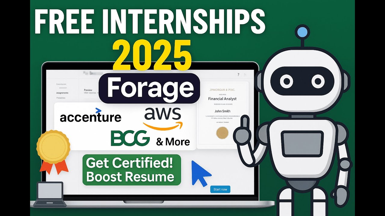 Forage Platform || Free Certificates || 2025 || TCS || AWS || Many More ...