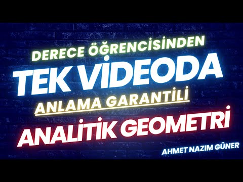 50DK'DA SIFIRDAN TÜM ANALİTİK GEOMETRİYİ BİTİR | ANLAMA GARANTİLİ | ALTYAZILI#yks #yks2025#matematik