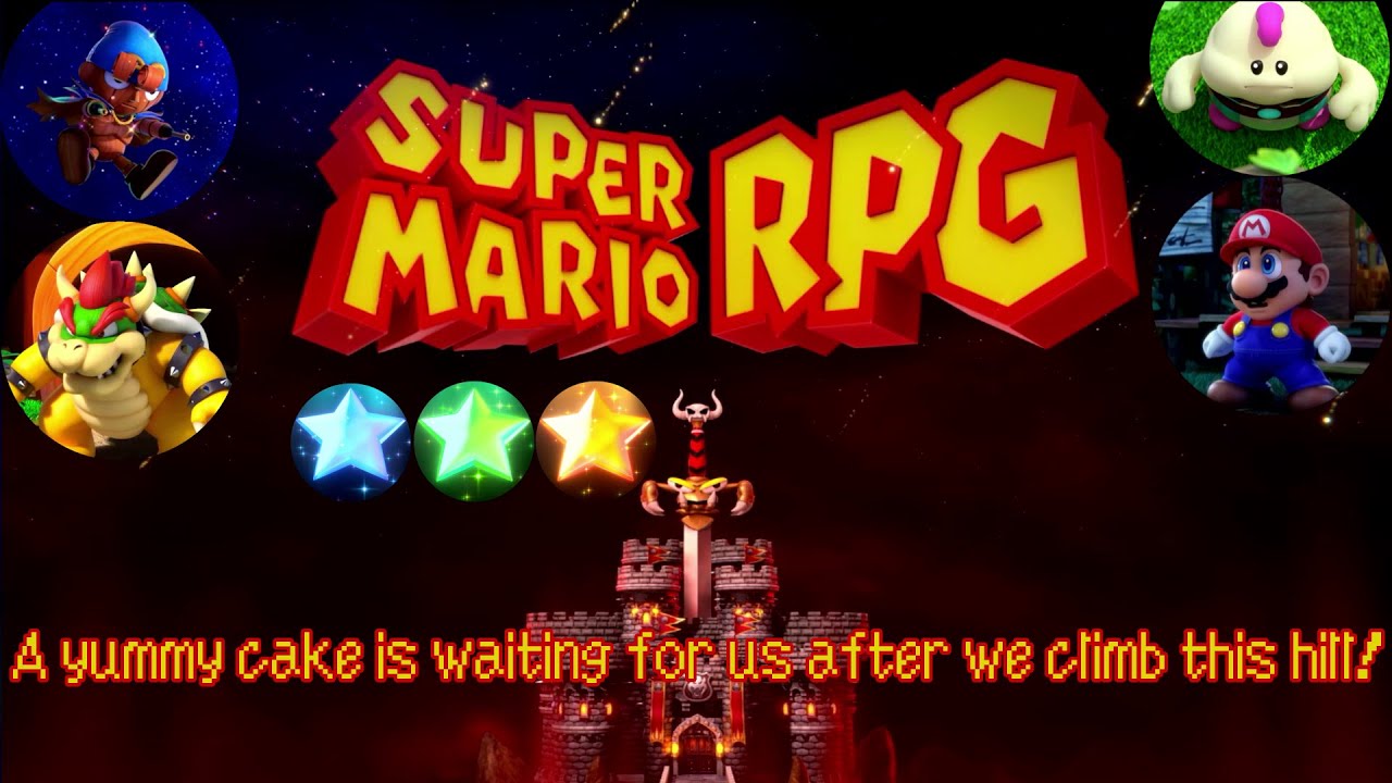 A yummy cake is waiting for us after we climb this hill! - Super Mario ...