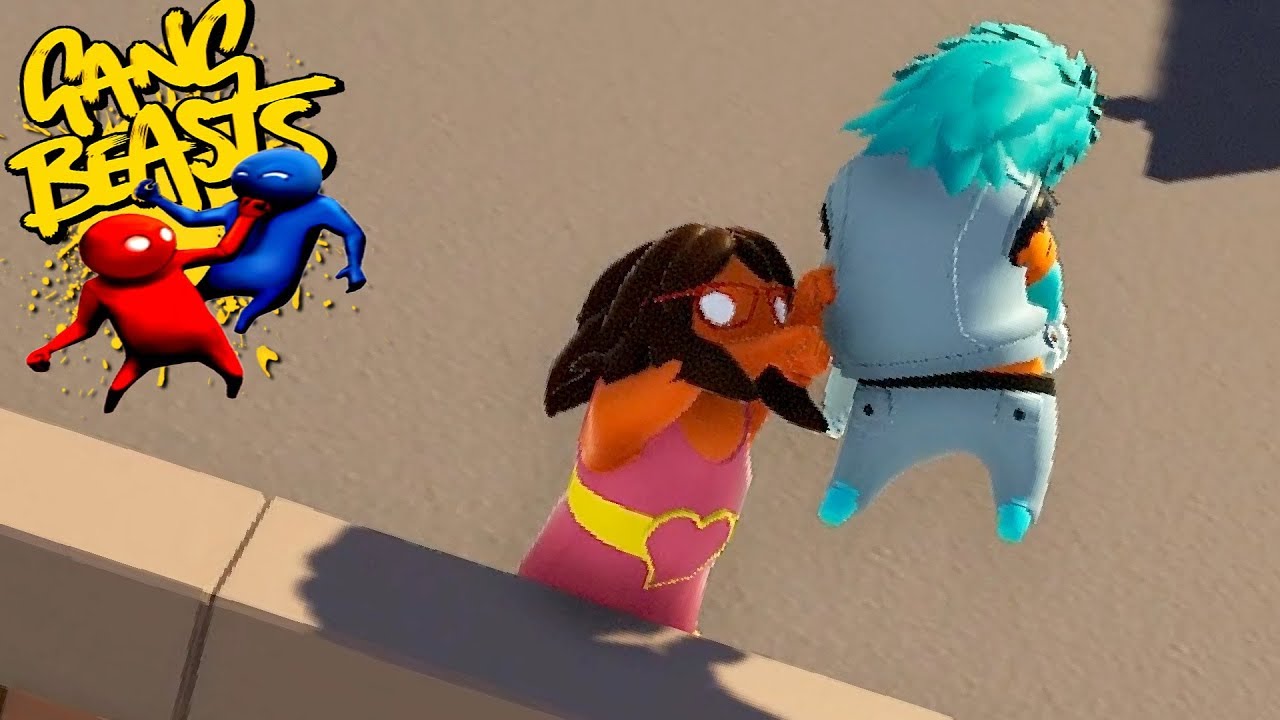 RETO SOLO AGARRANDO | GANG BEASTS ONLINE | ROBLOX - YouTube