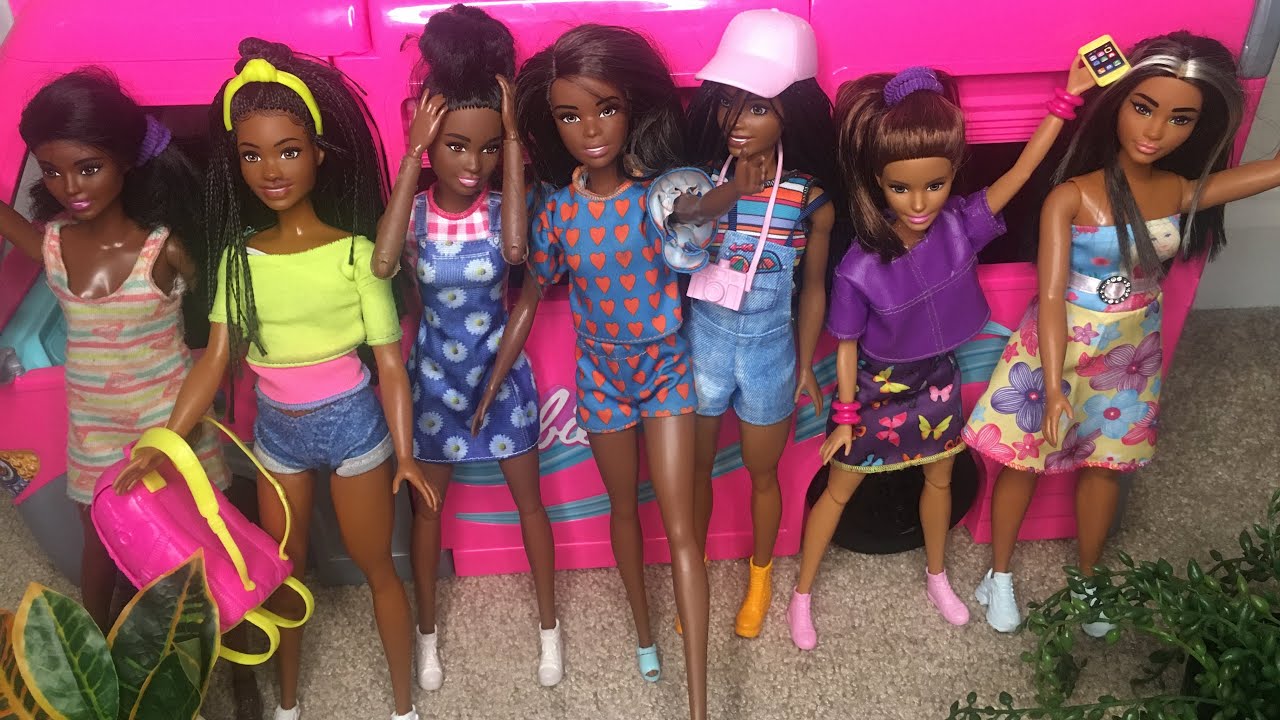 CRAZY CAMPING TRIP ! || Barbie skit || Barbie princesses || - YouTube