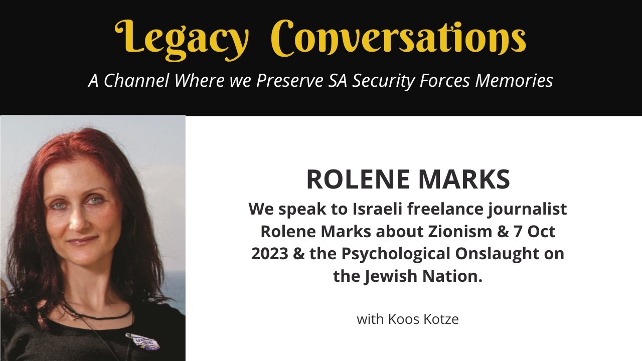 Legacy Conversations - Rolene Marks - Israeli Freelance Journalist ...