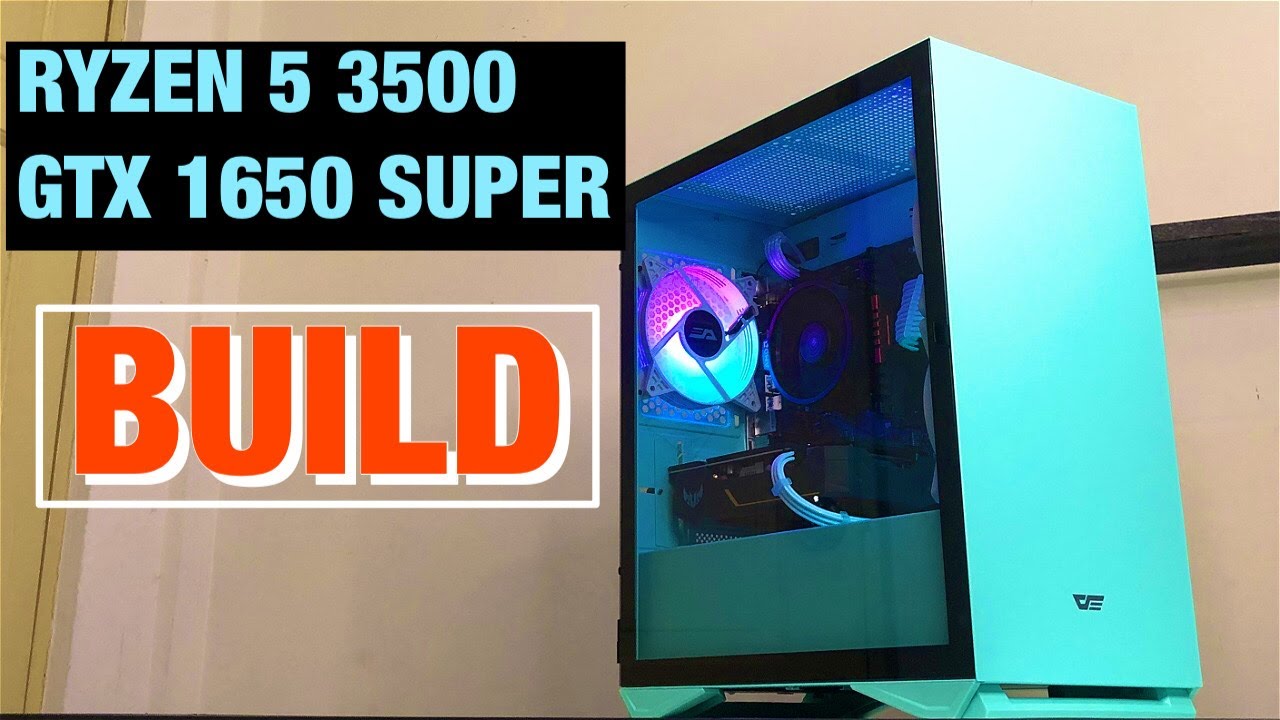 Basic PC Build Guide - Ryzen 5 3500 / GTX 1650 Super 4GB - YouTube