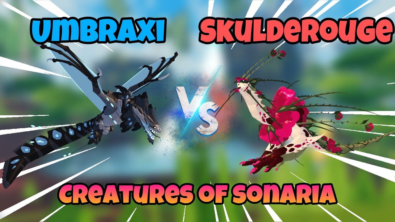 Umbraxi vs Skulderouge! Who will win? | Creatures of Sonaria - YouTube