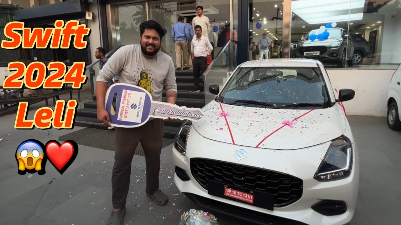 SWIFT 2024 Ki DELIVERY LELI😱😱 Car Vlogger Meet Up Hogaya aaj toh - YouTube