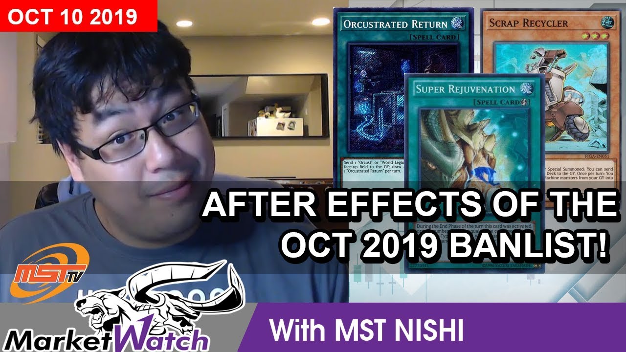 The Ban List Rocked the Market! Yugioh Market Watch October 10 2019 ...