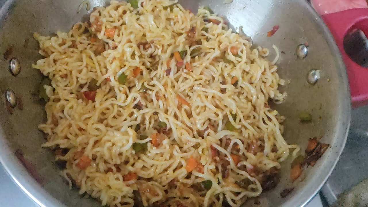 Masala Maggi noodles #Kids Lunch Box recipe...🤩🤩#Mouthwatering😋 @Mom ...