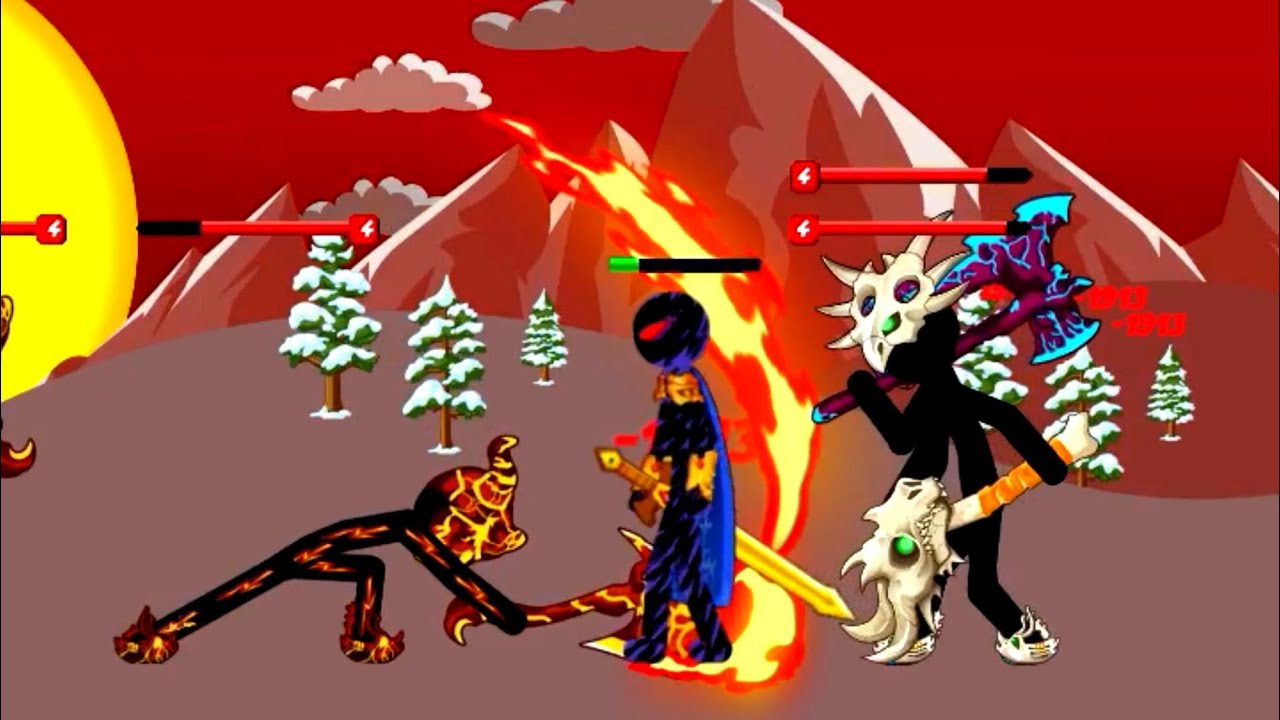 stickman legacy giant war animation - YouTube