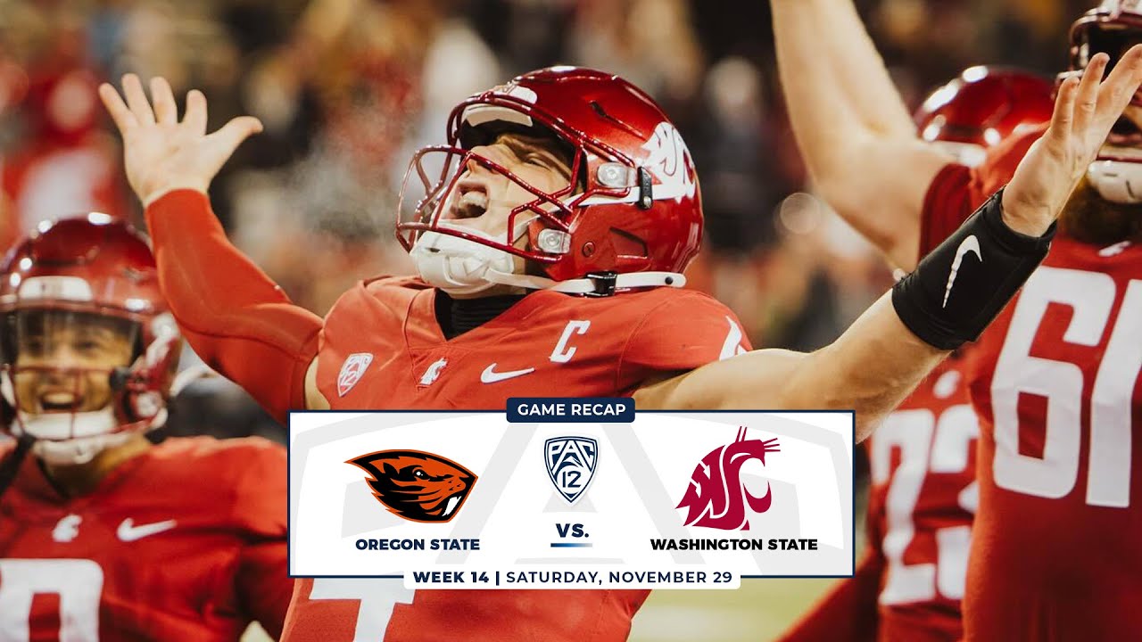 Washington State vs. Oregon State | Full Game Highlights | 2025 Pac-12 ...