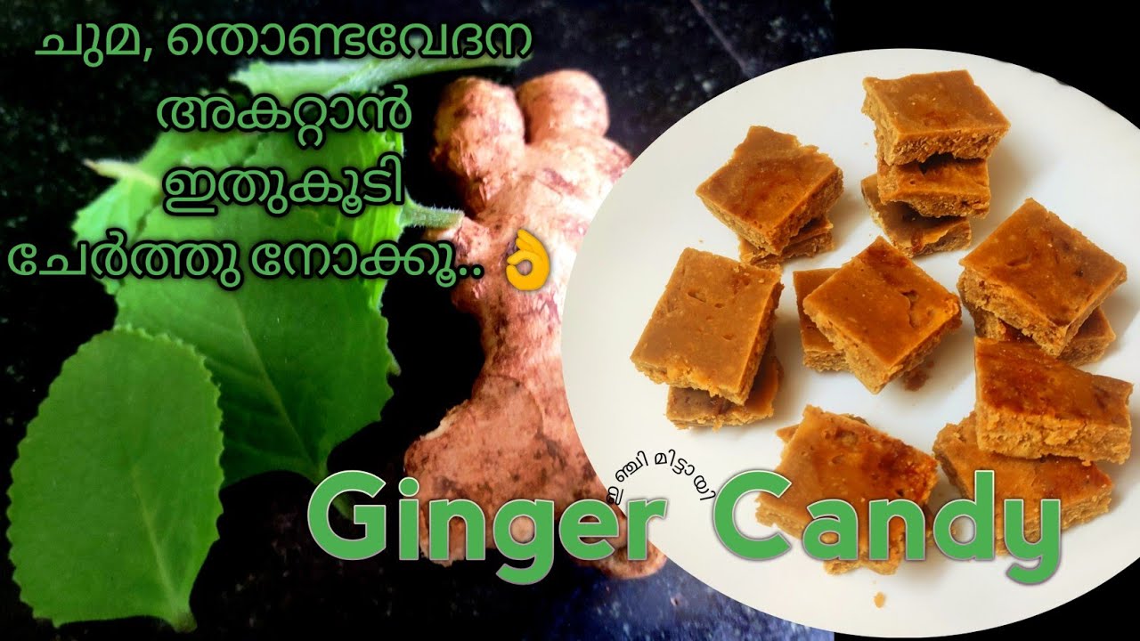 ഇഞ്ചി മിട്ടായി|Inji mittai recipe in Malayalam|Ginger Candy|Preetha|kv ...