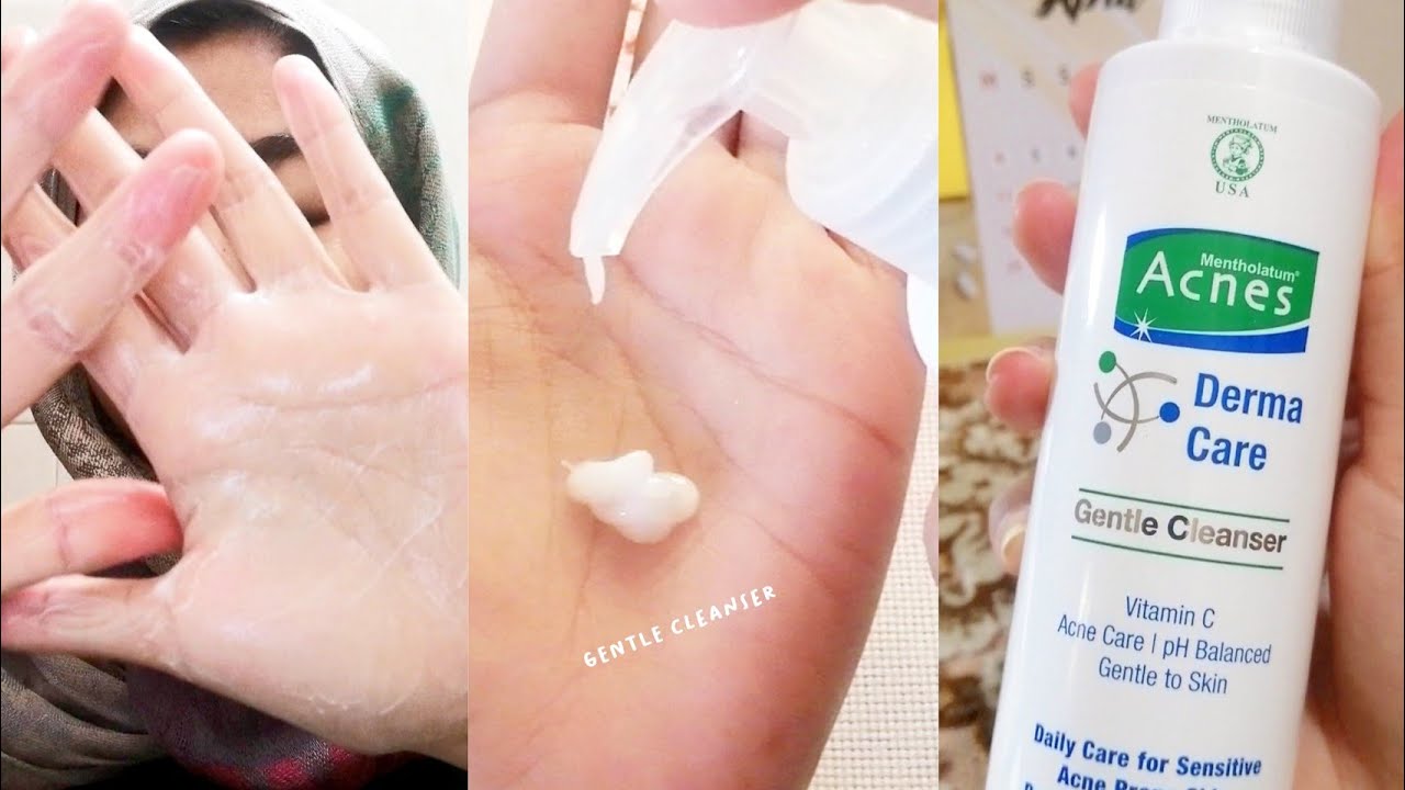 Review Acnes Derma Care Gentle Cleanser Youtube
