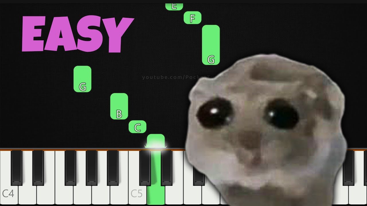Sad Hamster Violin│EASY Piano Tutorial│RIGHT HAND 🤚 - YouTube
