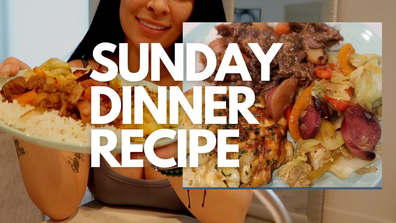 COOKING SUNDAY DINNER *RECIPE* - YouTube