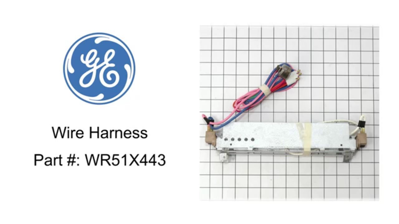 GE Wire Harness Part #: WR51X443 - YouTube