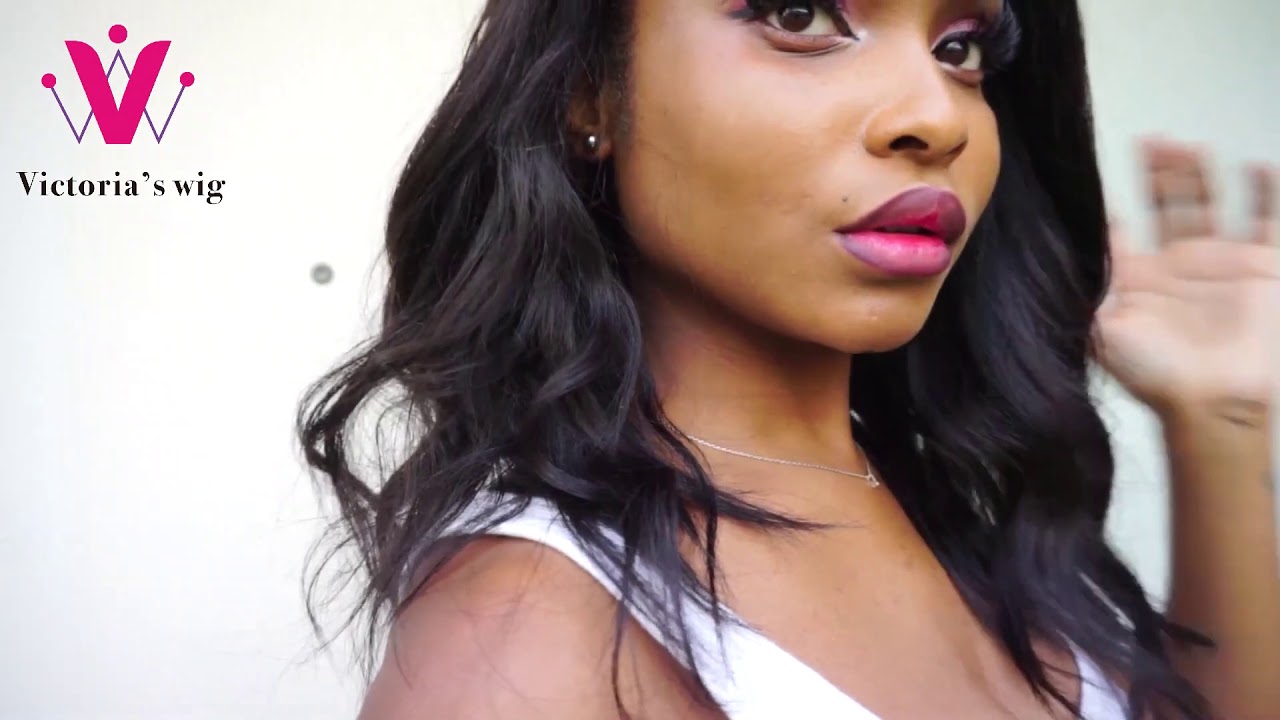 Easy Loose curl on a 16 inch glueless lace front wig by Sundai Love ...