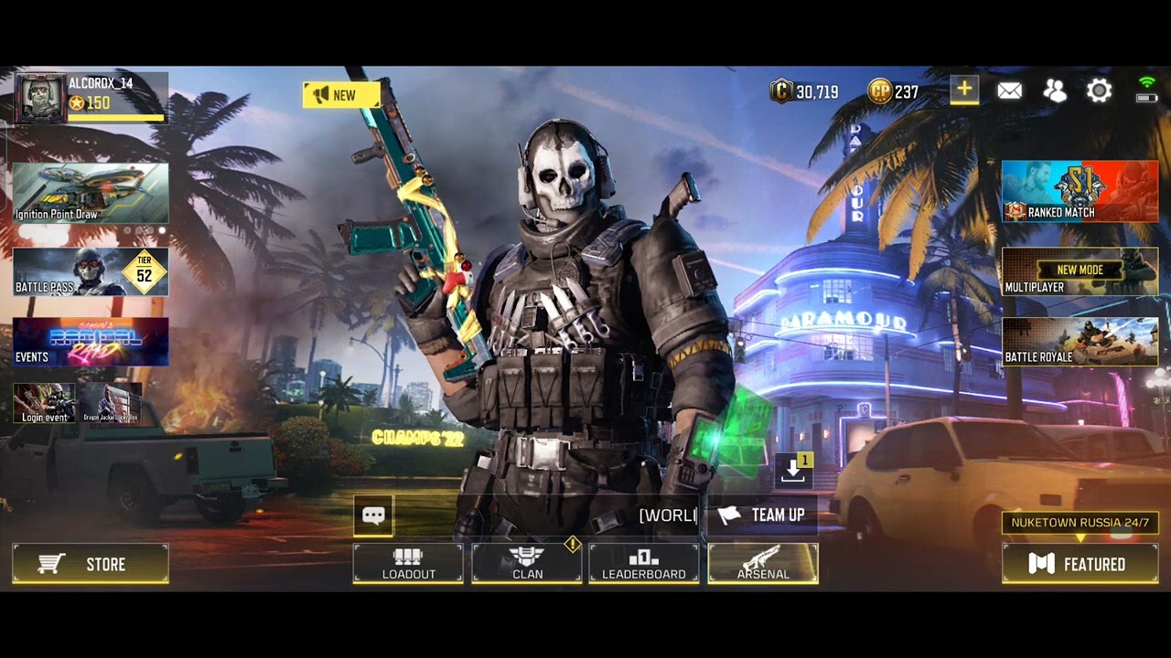 RADICAL RAID MUSIC LOBBY THEME CALL OF DUTY MOBILE SEASON 3 - YouTube