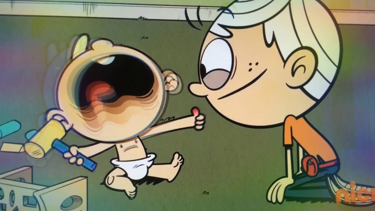 Loud house Lincoln kisses Lily’s boo boo colorful - YouTube