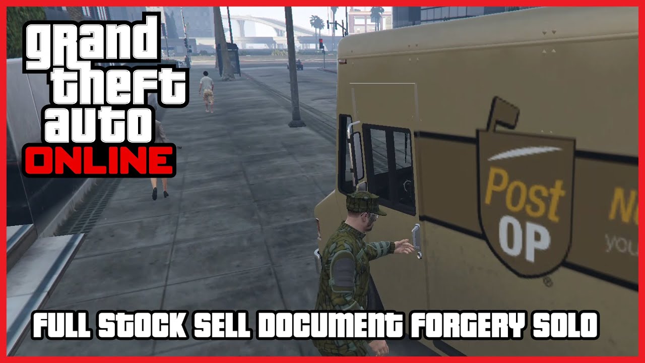 GTA Online - FULL STOCK SELL DOCUMENT FORGERY SOLO | Ogygia Vlogs🇺🇸 ...