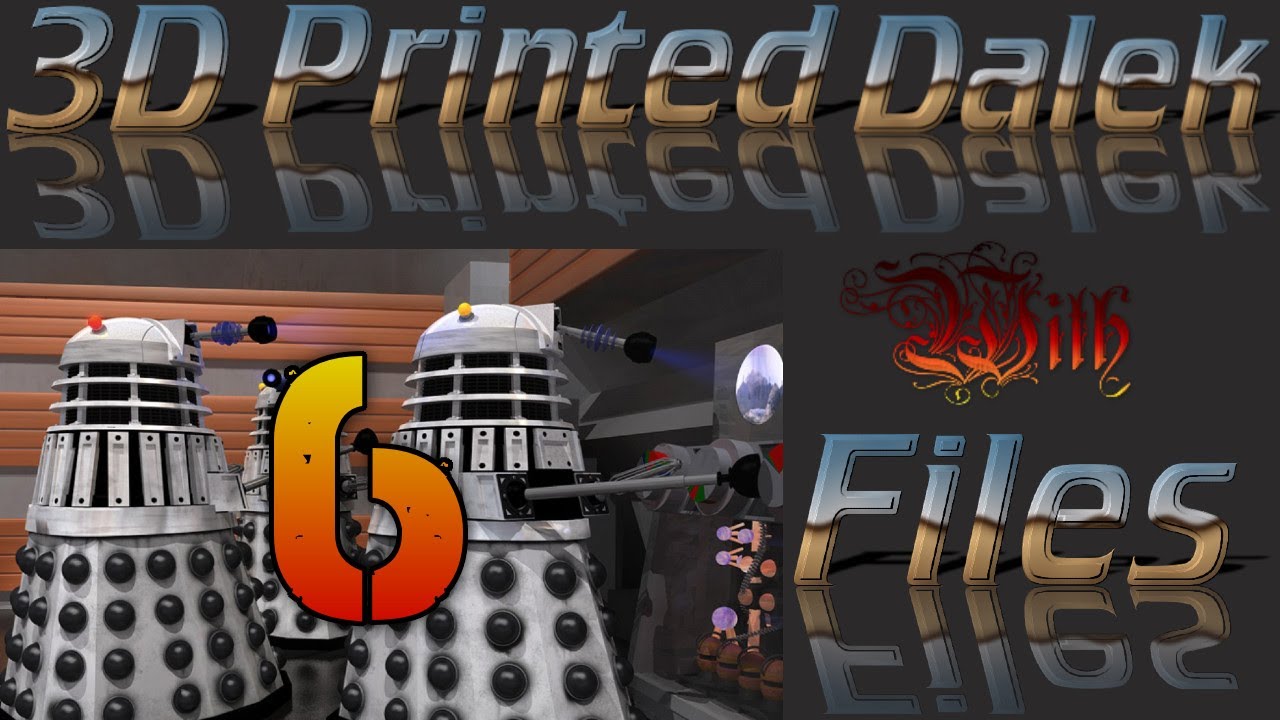 Free 3D Printed Dalek Build With All Files Included Doctor Who ( Part 5 ...
