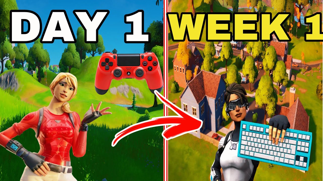 My 1 WEEK of *Controller To Keyboard and Mouse* progression ...