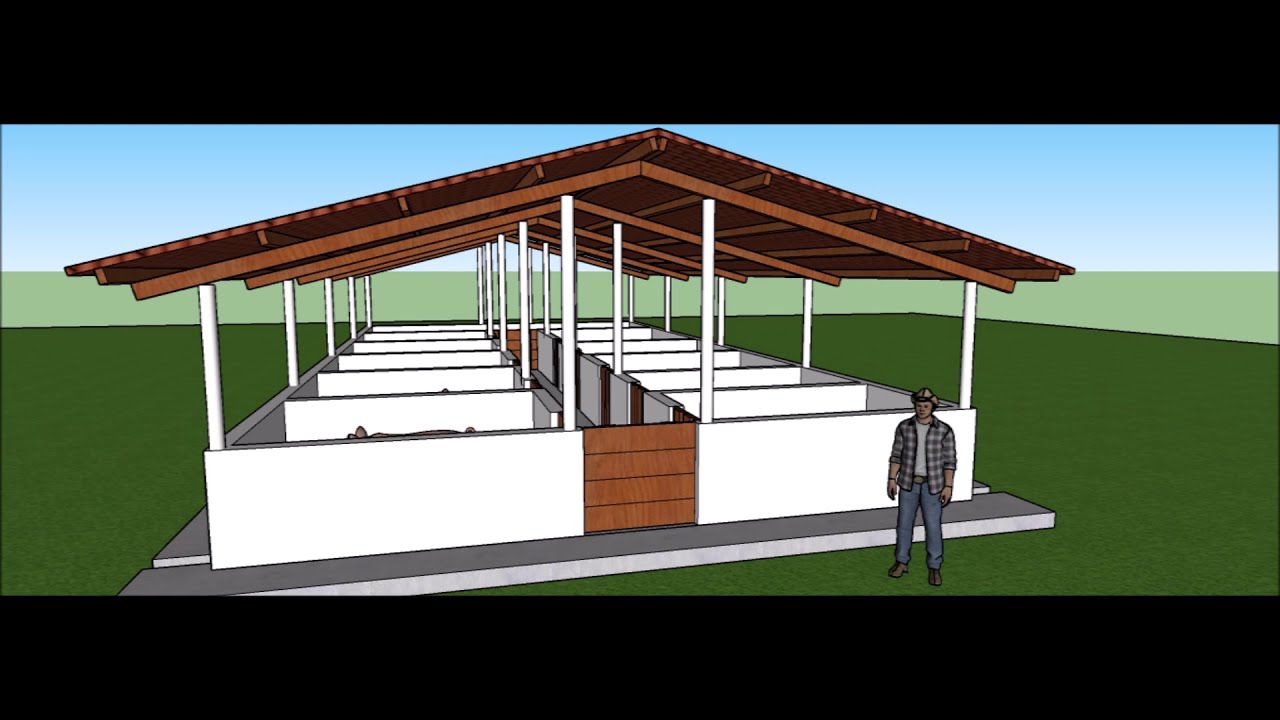 Curral Suíno (Chiqueiro para criação de porcos) - YouTube