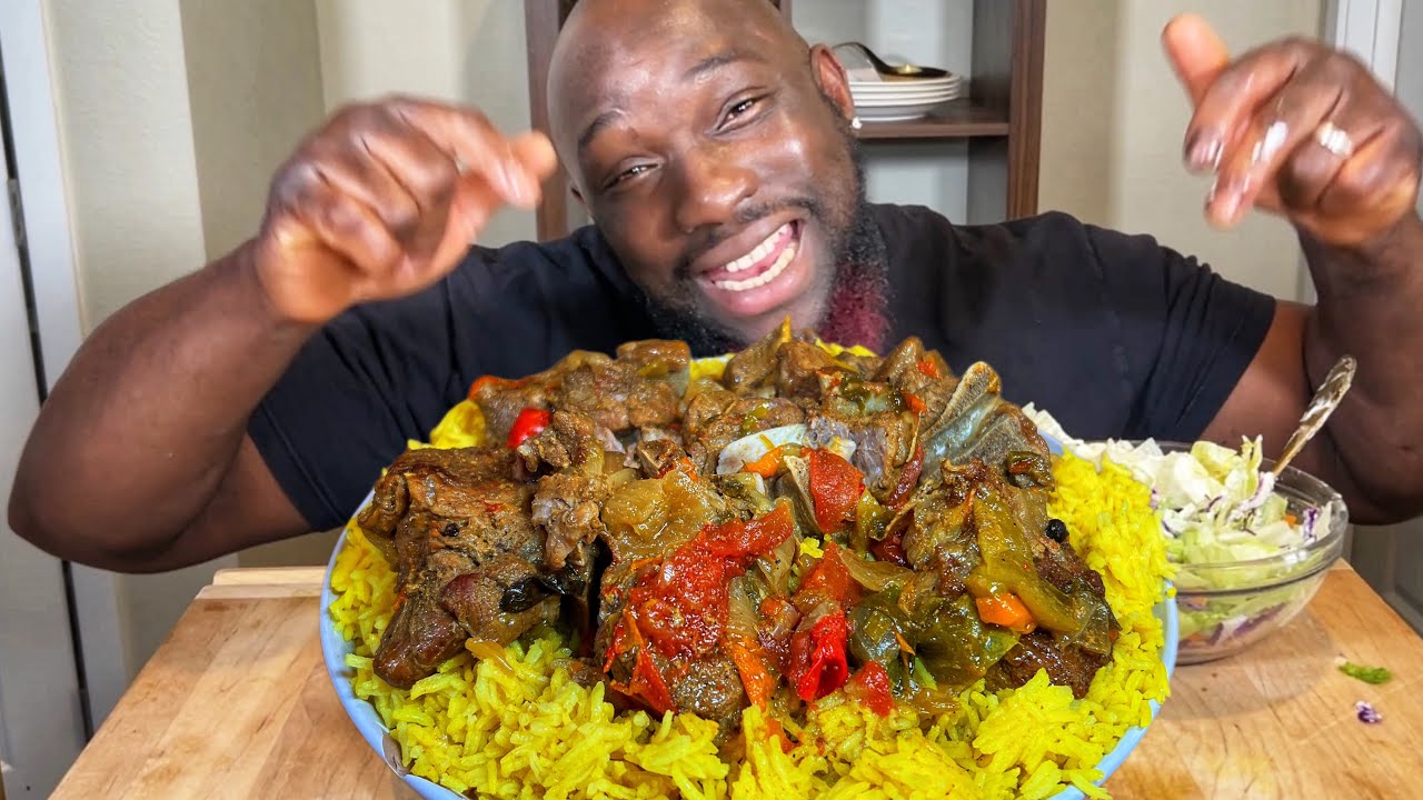 LAMB CHOPS THE JAMAICAN WAY!| MUKBANG EATING SHOW! - YouTube