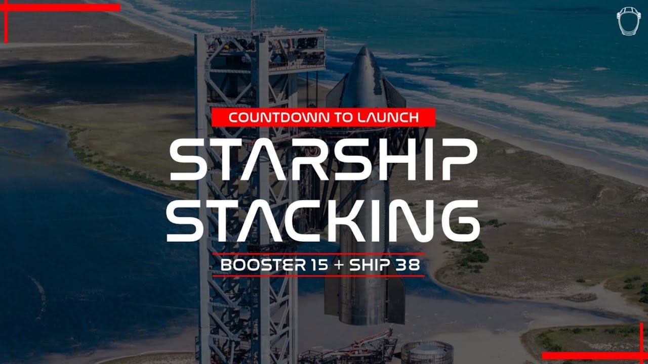 STACKING! SpaceX Starship S38 Stacking - YouTube