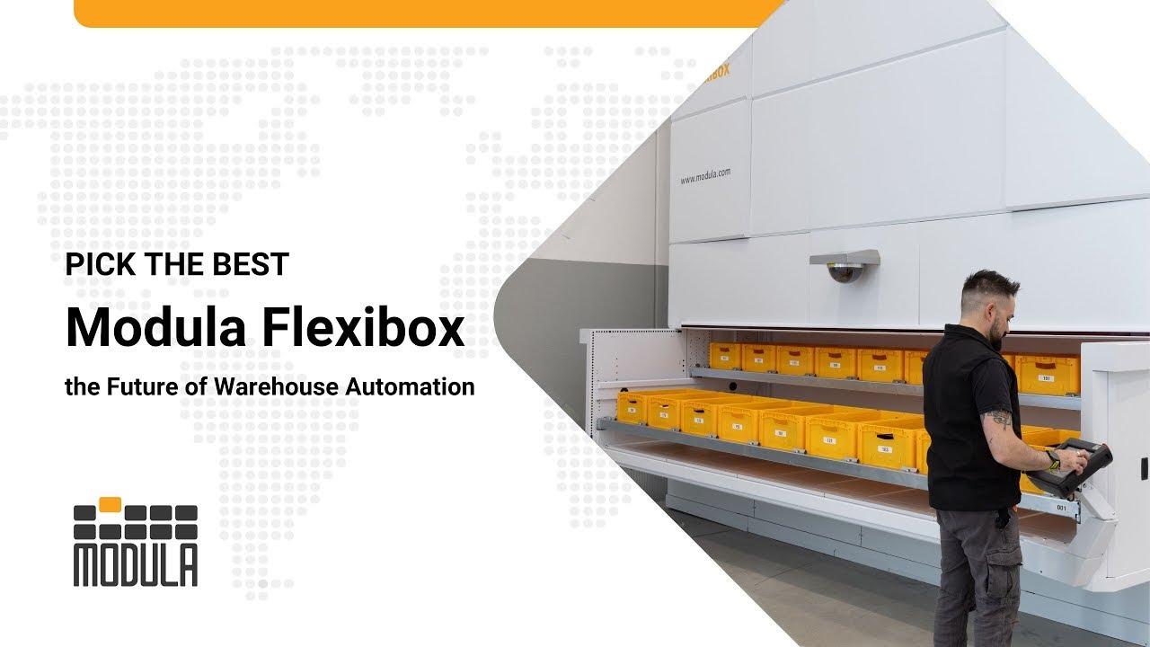 Modula Flexibox - Vertical Storage Module | Warehouse Automation Canada, 180 bins per hour ...