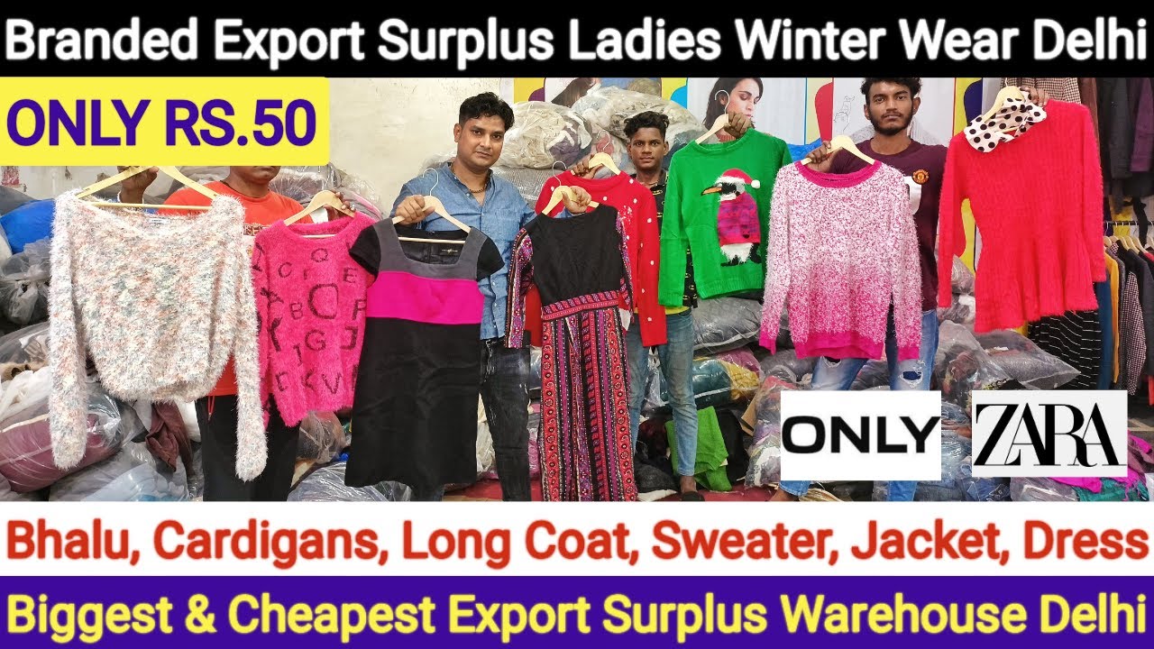 Branded Export Surplus Ladies Winter Top, Bhalu, Sweater, Cardigans ...