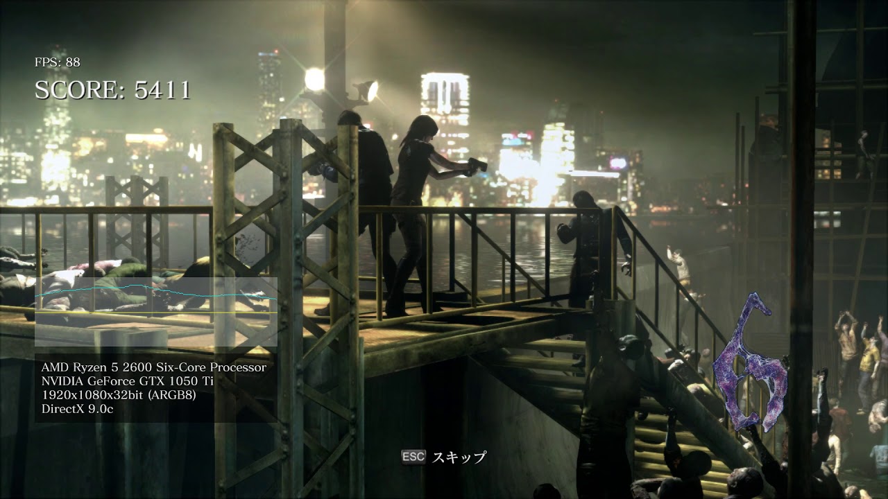 Resident Evil 6 Biohazard 6 benchmarking - YouTube