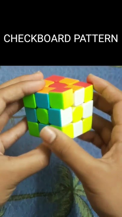 CHECKBOARD PATTERN IN RUBIK'S CUBE || LIKE SHARE SUBSCRIBE - YouTube