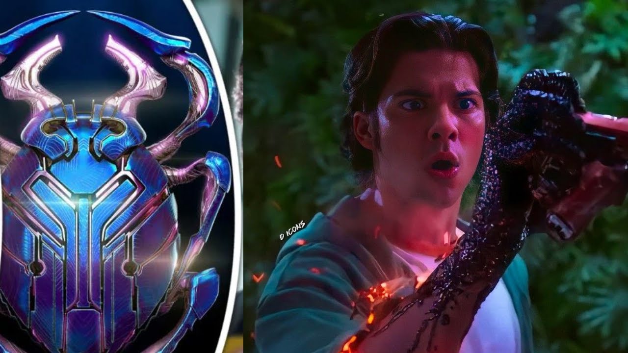 An alien scarab chooses Jaime Reyes to be its symbiotic host. - YouTube