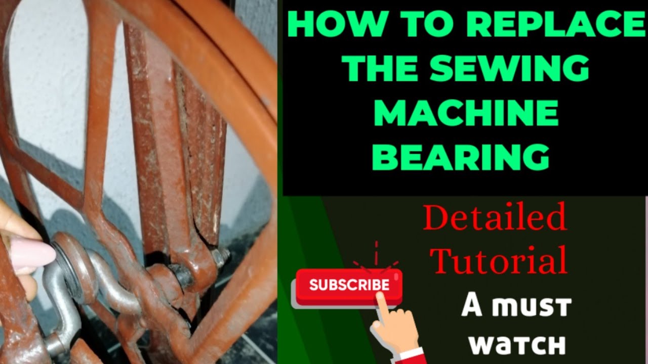 HOW TO CHANGE SEWING MACHINE BEARING #sewingmachinerepair # ...