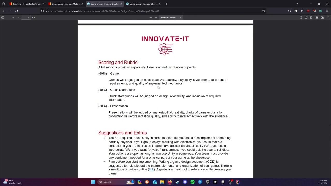 Game Design Brief Overview - YouTube
