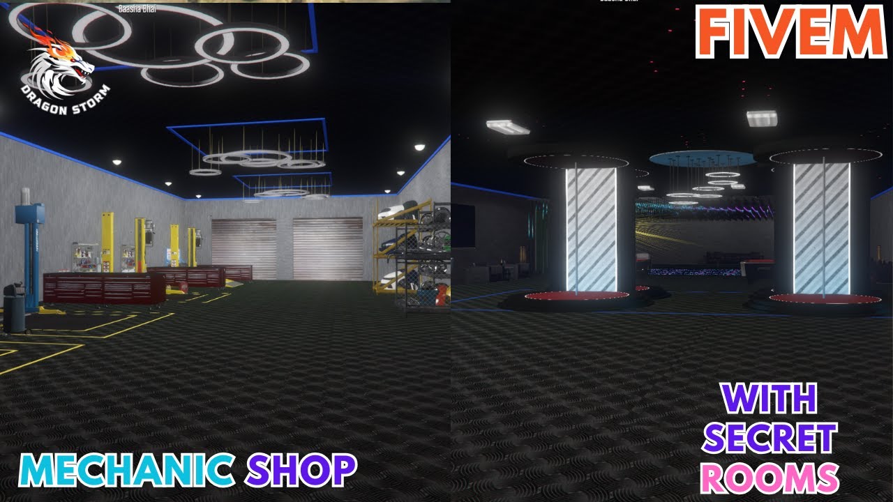 Fivem Mechanic Hideout Free / Fivem Mechanic Map Free - YouTube