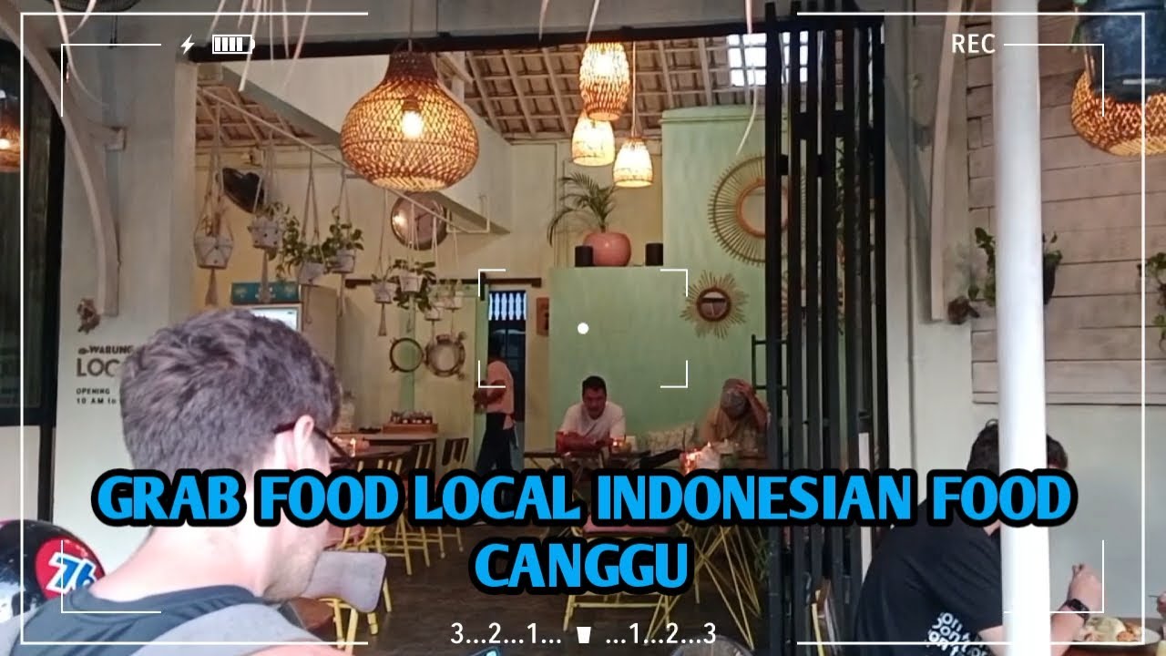 Bule Order Grab Food Local Indonesian Food Canggu - YouTube