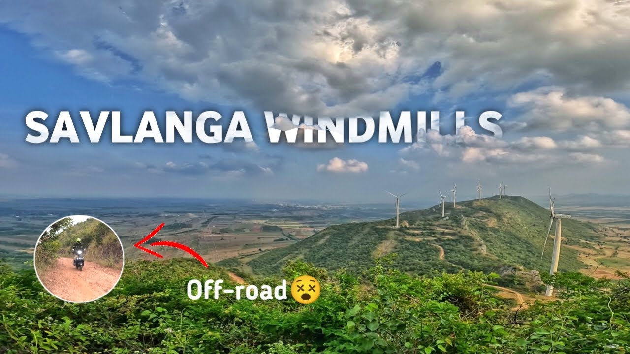 Savalanga windmill | Off-road in scooter | Shivamogga - YouTube