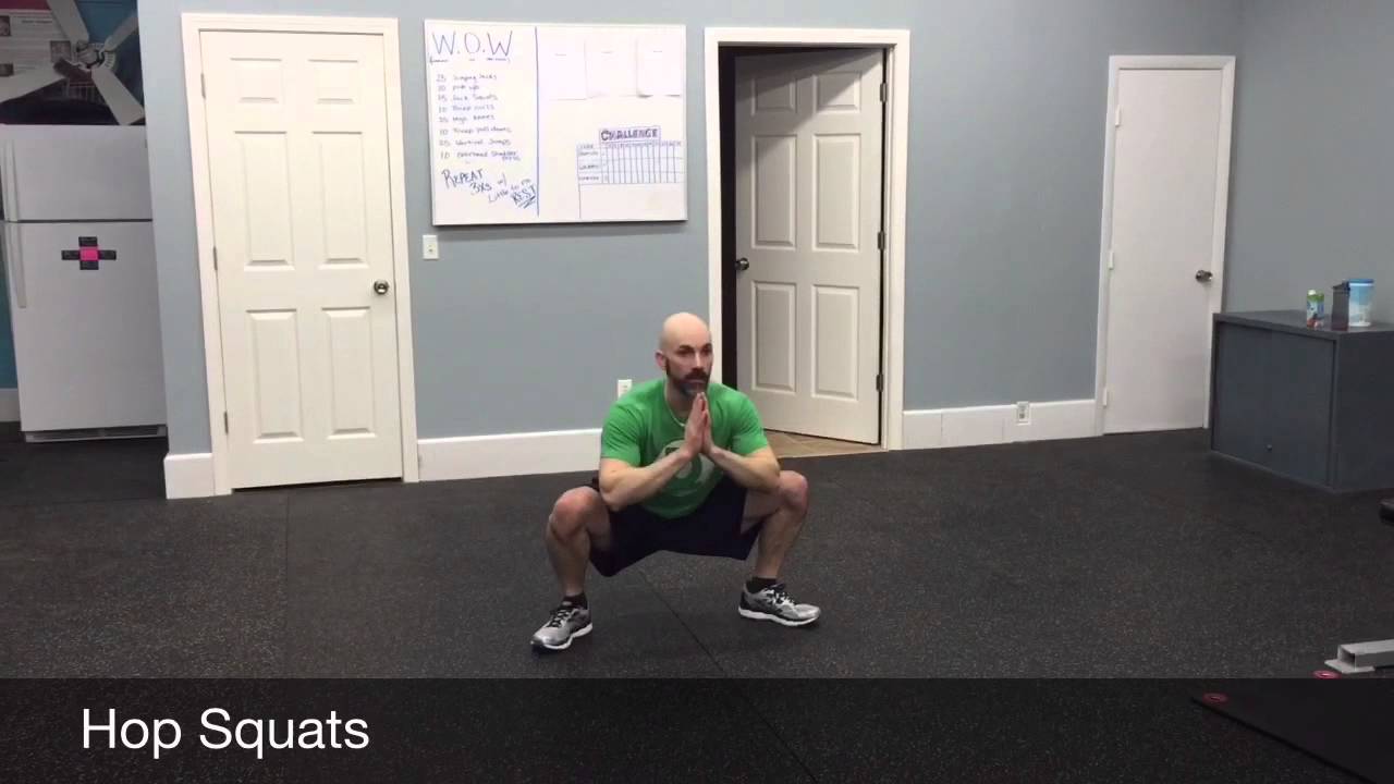 Hop Squats - YouTube