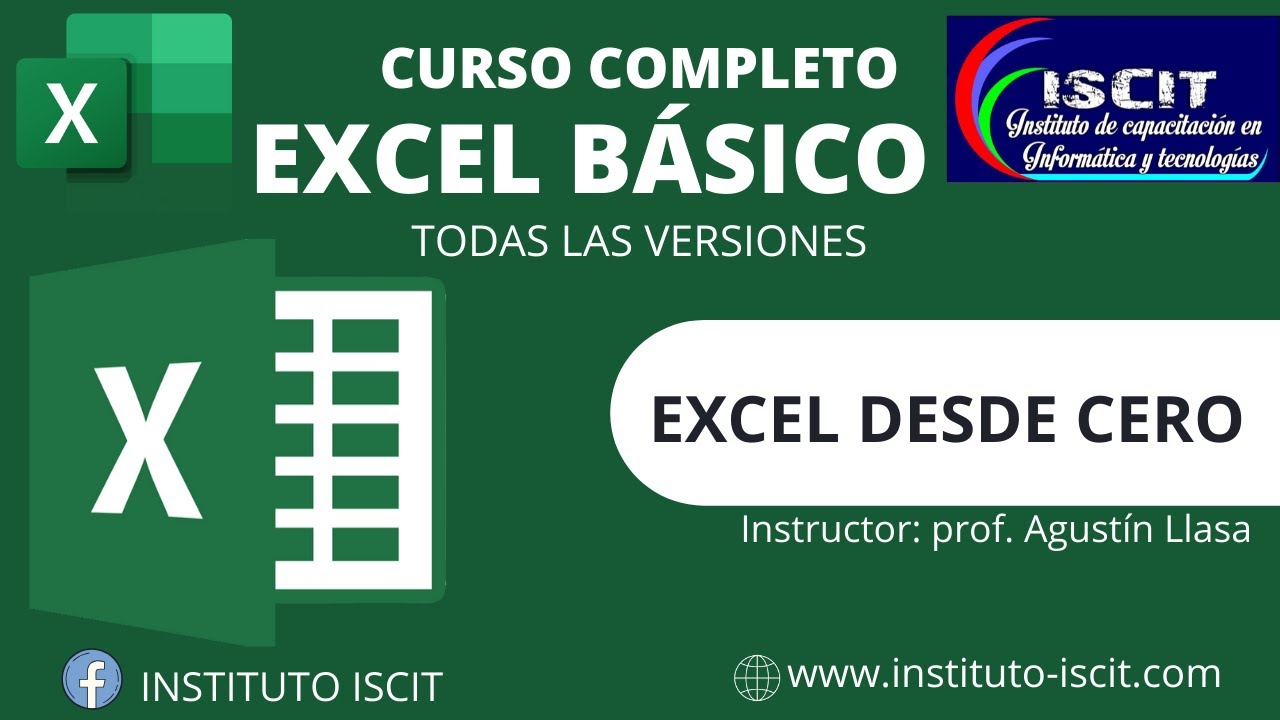 LECCIÓN_01 - CAPÍTILO_0 = CURSO DE EXCEL BÁSICO PRESENTACIÓN DEL CURSO ...