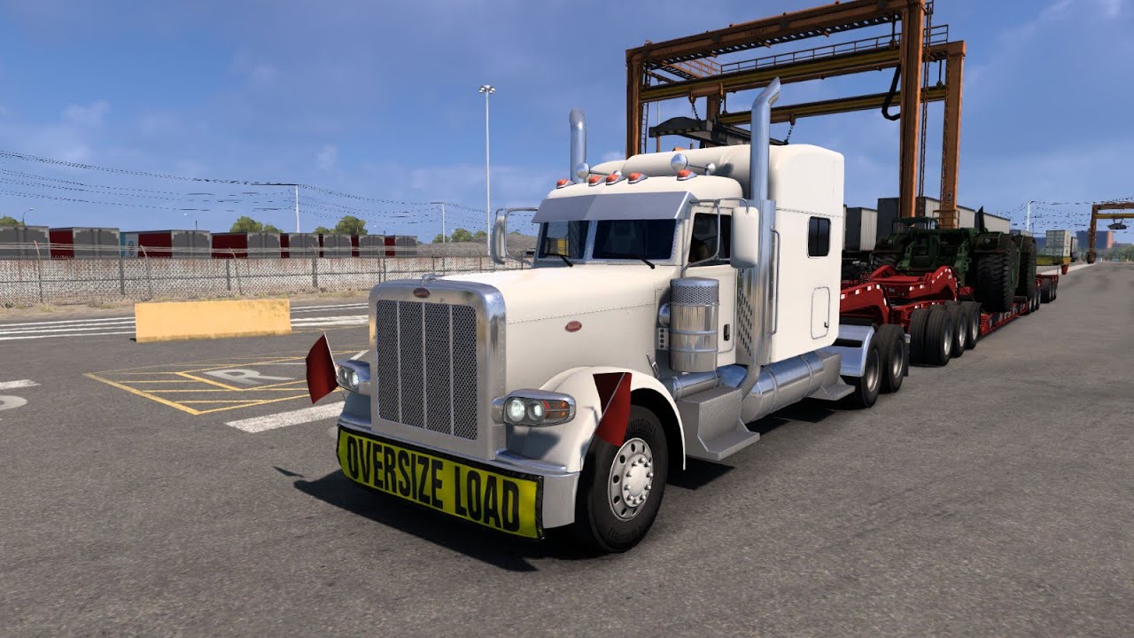 American Truck Simulator]🔴 Canlı Yayın..Peterbilt 389). Oversize load ...