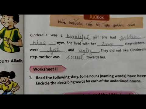DAV nahan, class -3 . English practice , unit 4 ,Describing words (part ...
