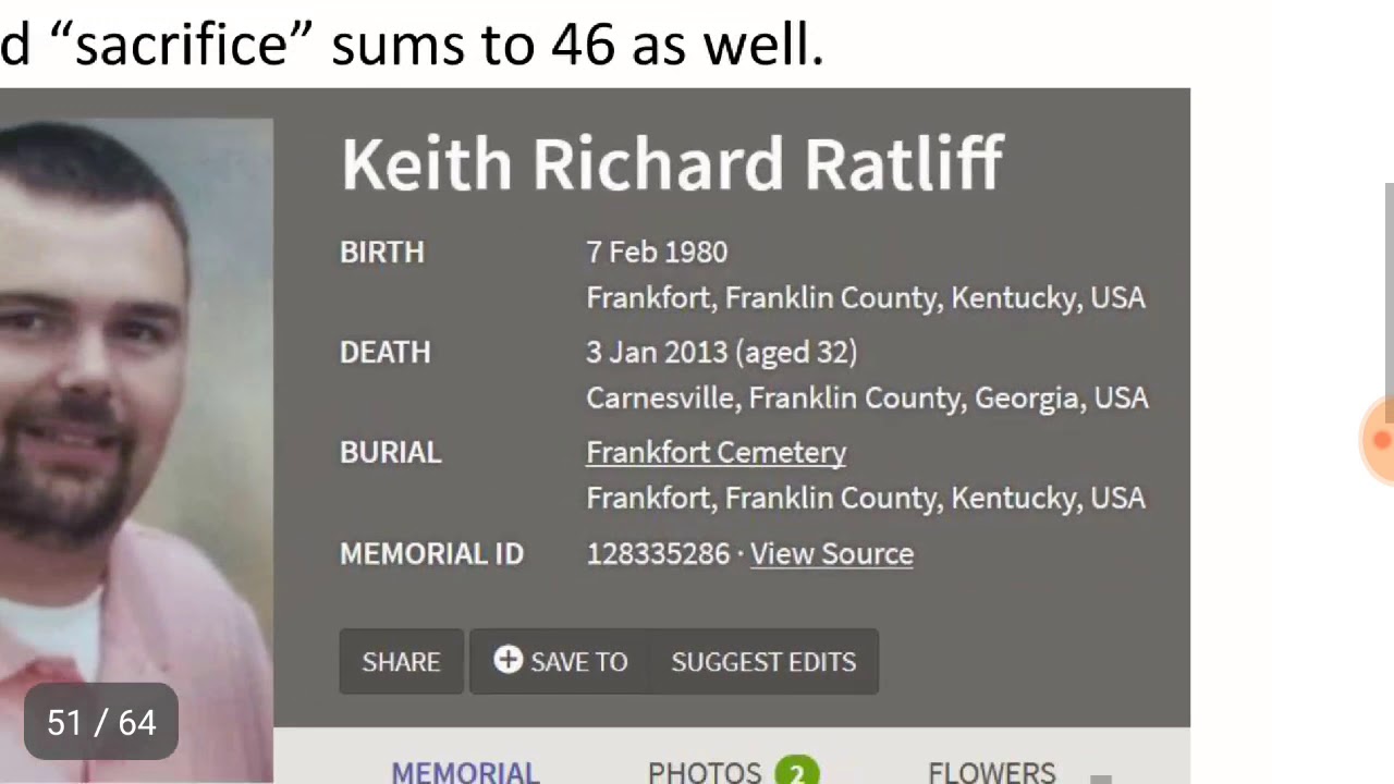 FPSRussia and the death of Keith Ratliff Gematria decode - YouTube