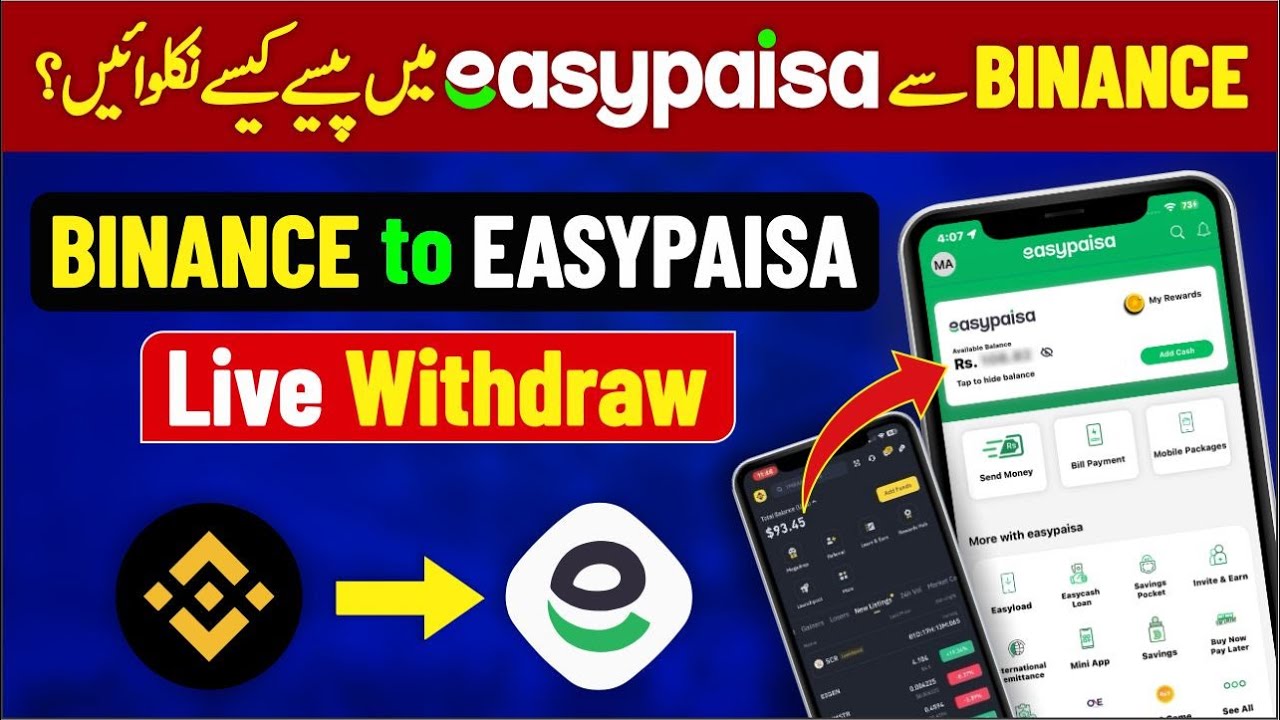 How to Withdraw Money from Binance to EasyPaisa/Bank Account | Binance ...