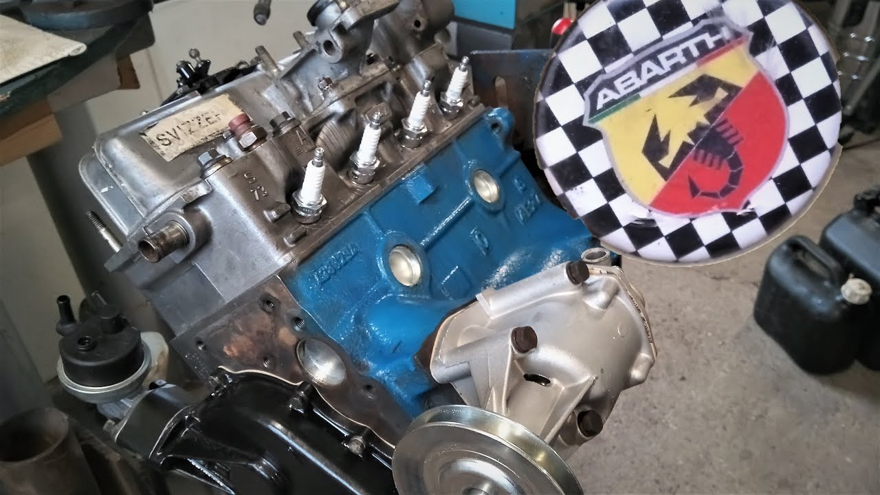 The Abarth engine rebuild continues. - YouTube
