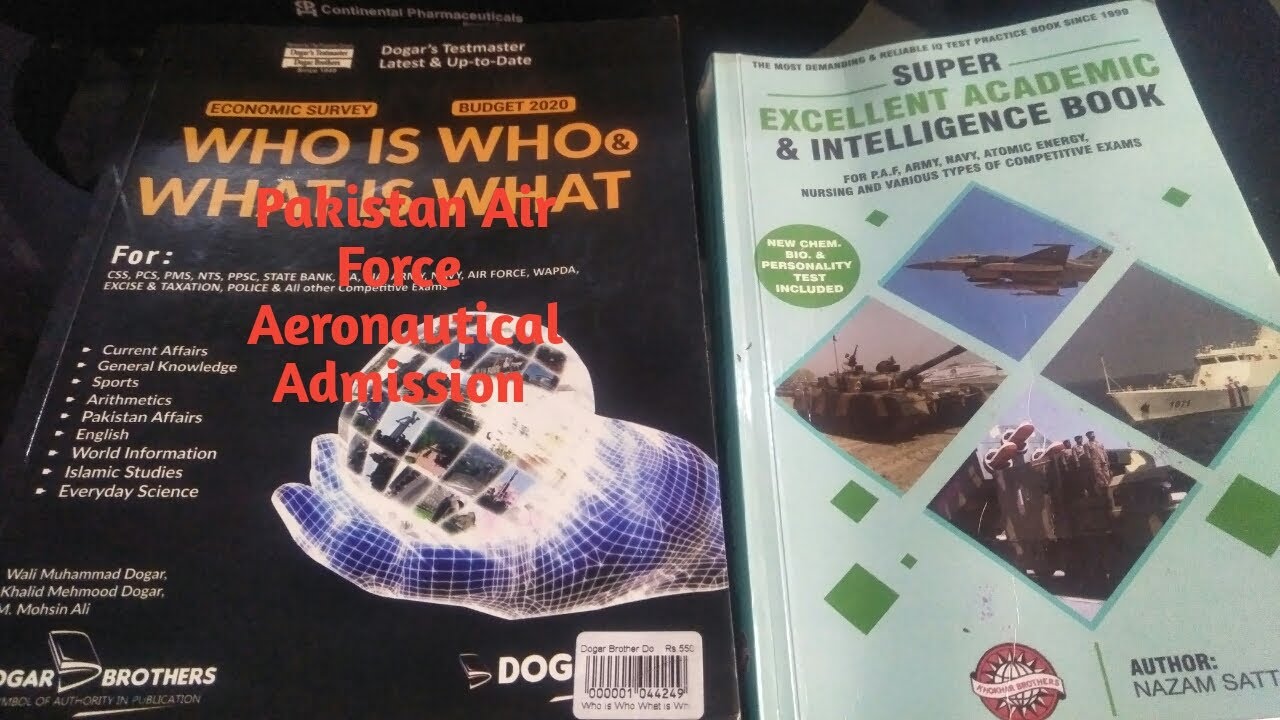 PAF Preparation Text book ll Exam books ll Aeronautical Engineering in ...