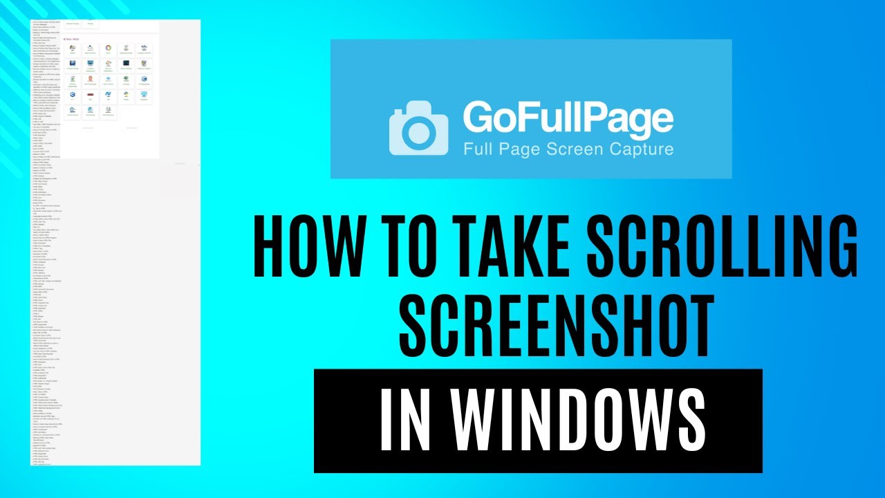 How to take scrolling screenshot in windows 10 /11. - YouTube