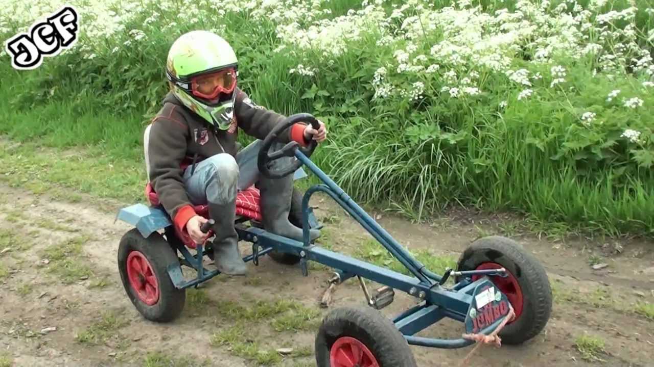 Skelter achter Honda CRM75R Watergekoelt - YouTube